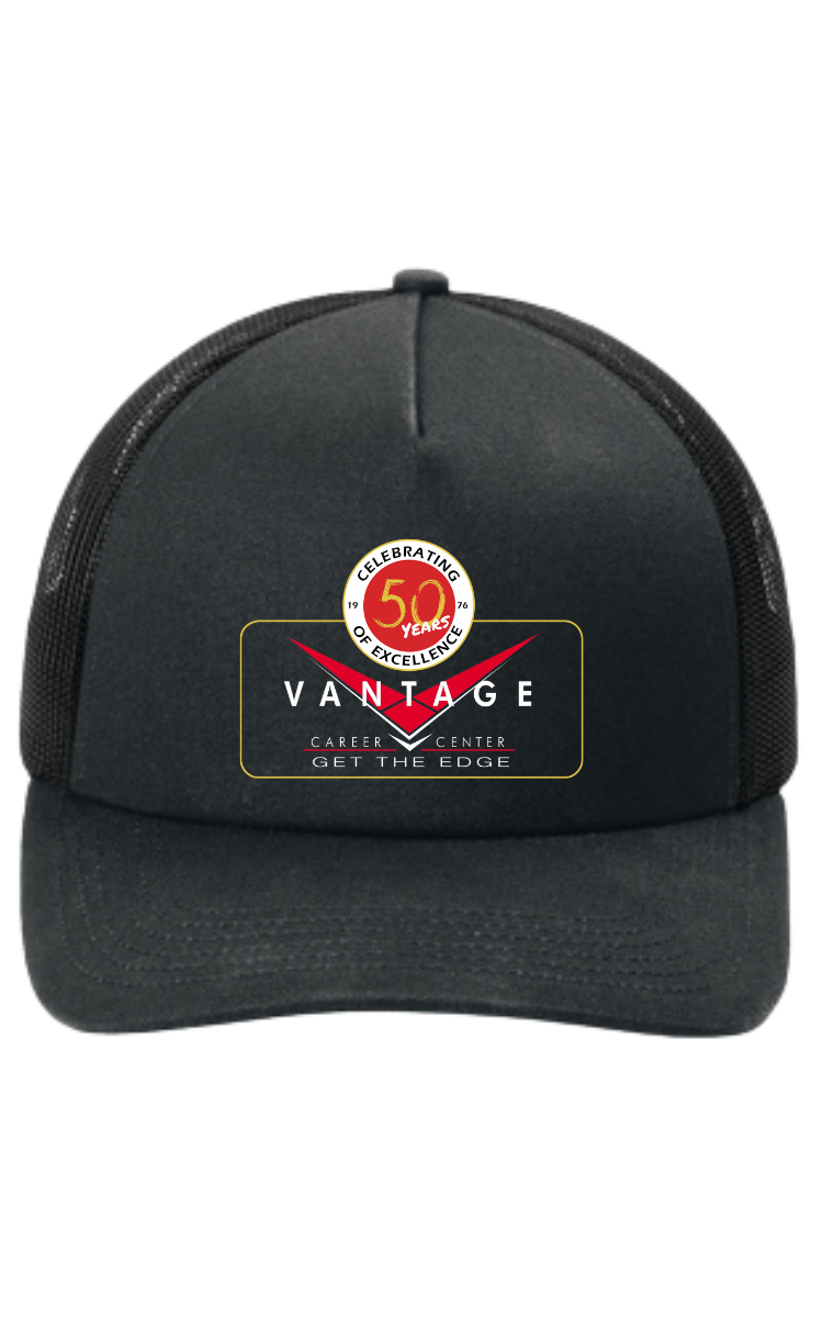 Vantage 50th Snapback 5-Panel Trucker Cap – Sisters Embroidery